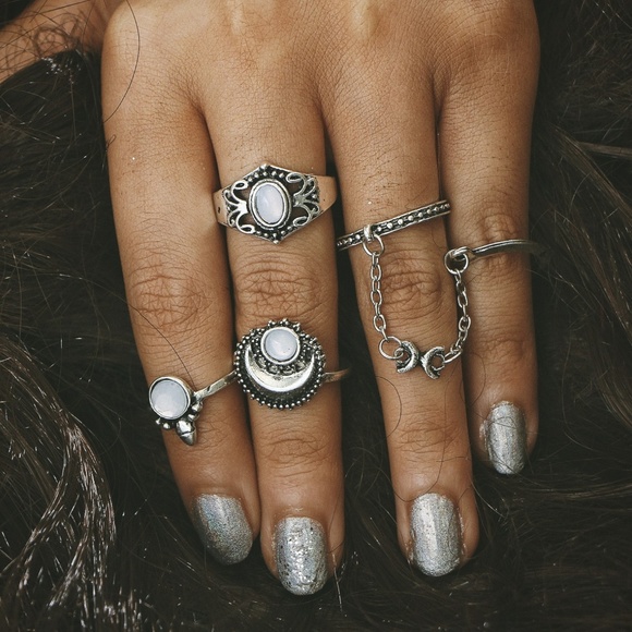 Jewelry | New 4pc Boho Ring Set | Poshmark